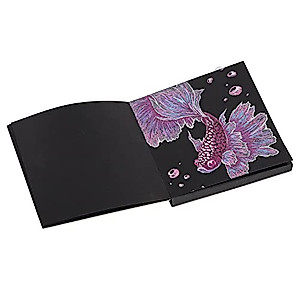 SoHo Urban Artist Brick Sketchbook Journals for Sketching, Drawing, Colored Pencils, Graphite, and More - Black 5.5"x8.5" (150 GSM, 80 Sheets) - 2 Pack