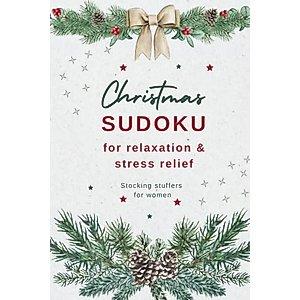 Stocking Stuffers for Women: Christmas Sudoku for Relaxation & Fun.