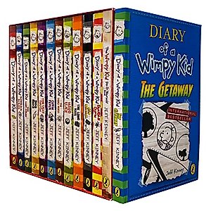 Diary of a Wimpy Kid 1-16 Books Complete Collection Set Box of 16 Books Edition-Paperback