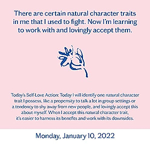 A Year of Self-Love Page-A-Day Calendar 2022: Daily Affirmations and Actions for Self-Compassion and Self Worth.