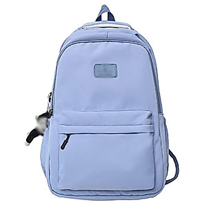 DINGZZ Fashion Women Backpack Waterproof Nylon Student Book Bag School Backpacks for Teenager (Color : D, Size : 31 * 20 * 46CM)