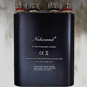 Nobsound NS-20G 200W Mini Bluetooth 5.0 Power Amplifier 2.0 Channel Wireless Receiver Hi-Fi DSP Stereo Headphone Audio Amp LED Display