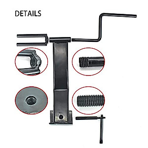 Winch Strap Winder Truck Trailer Flatbed Winch  Cargo Tie-Downs Strap Winder, Roll-up Flatbed Trailer Winch Straps up to 4" Wide, Used in Trailers, Trucks, Warehouses Vans Docks