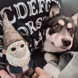 ULUZE Jason Garden Gnome - 8" Halloween Decor