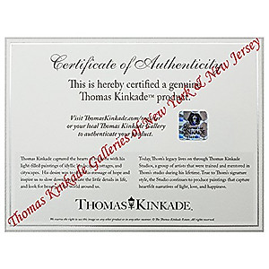 Thomas Kinkade Studios Lionel Santa's Special Delivery 8 x 10 Gallery Wrapped Canvas