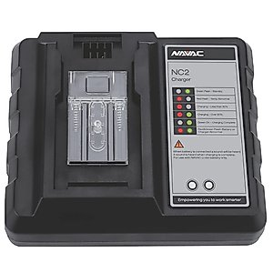 NAVAC NC2 Battery Charger | for NB1 and NBP2 Batteries of Cordless Vacuum Pump NP2DLM/NP4DLM | 2 Years Warranty