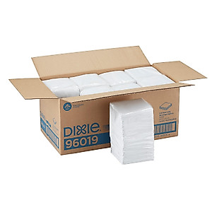 Georgia Pacific 96019 Beverage Napkins, Single-Ply, 9 1/2 X 9 1/2, White, 4000/Carton
