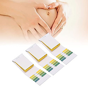 3Pcs Sets Amniotic Fluid Test Strip, Maternity Home High Sensitivity Feminine Test Strips with Color Comparison Card