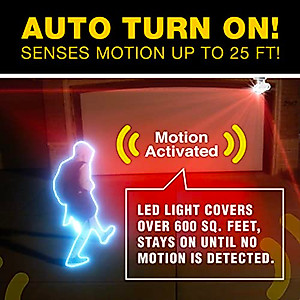 Bell+Howell Bionic Spotlight White Solar Outdoor Lights with Motion Sensor Super Bright 8 Bulb LED Lights Waterproof Landscape Security Lights for Patio Garden Solar Lights Outdoor As Seen On TV