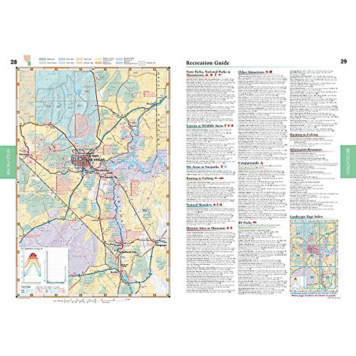 Nevada Road and Recreation Atlas - 8th Edition, 2021