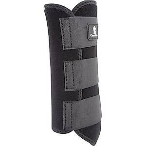 Classic Equine EZ Wrap Lite Hind Splint Boots, Black
