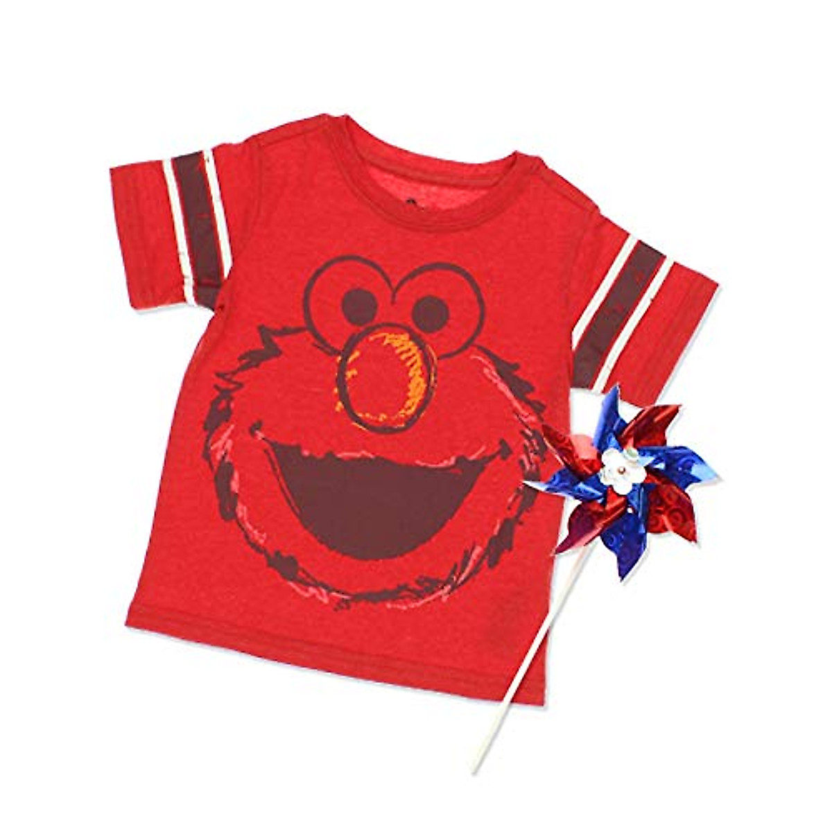 Sesame Street Elmo Boys’ T-Shirt for Infant and Toddler – Red