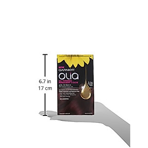 Garnier Olia Oil Powered Permanent Haircolor, 3.16 Darkest Violet (Packaging May Vary)