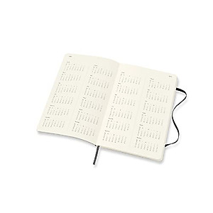 Moleskine Classic 18 Month 2021-2022 Monthly Planner, Soft Cover, Large (5 x 8.25), Black