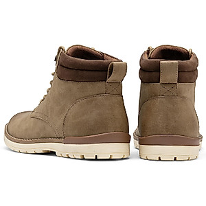 Vostey Men's Hiking Boots waterproof Casual Chukka Boots for Men(BMY670B khaki 10)