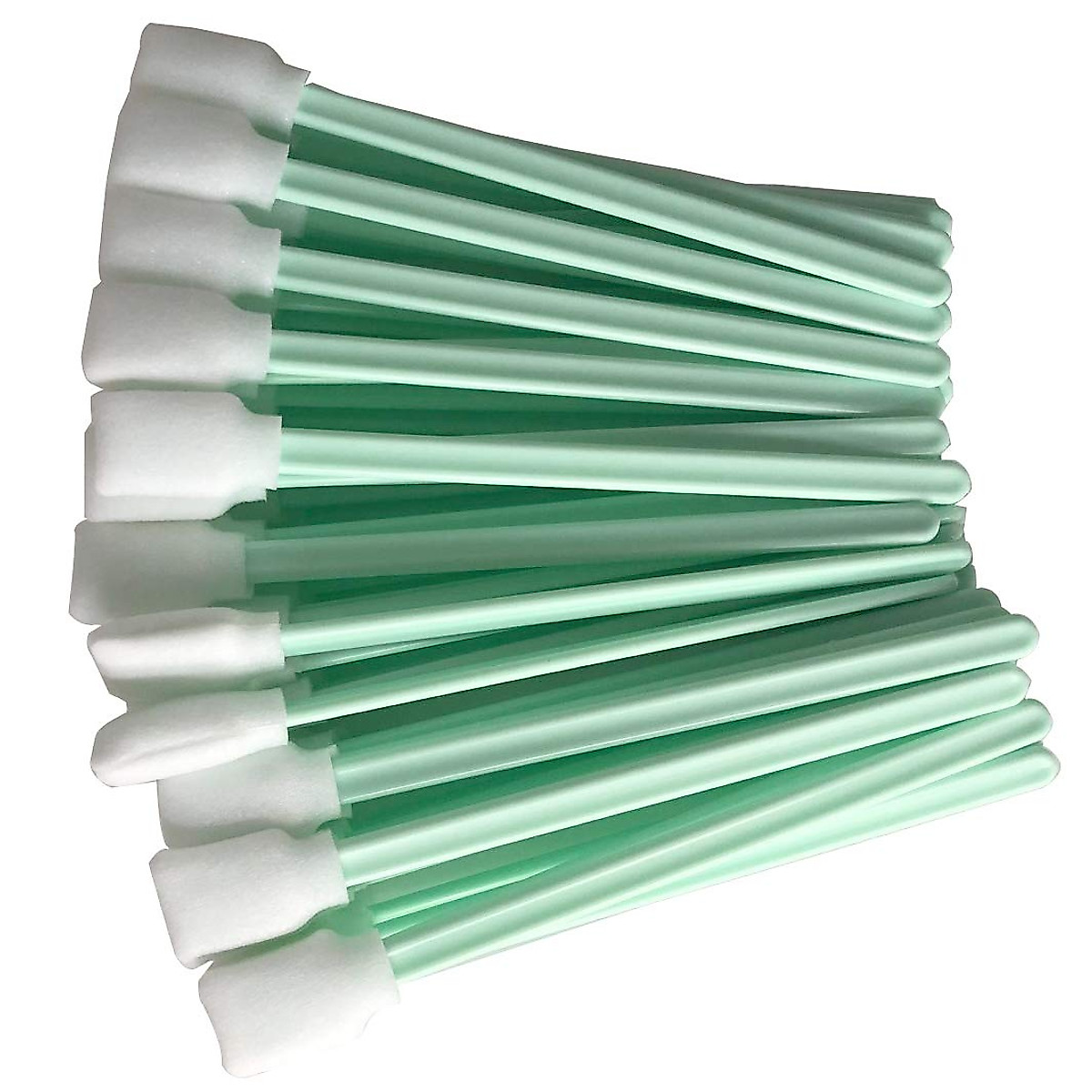 100pc 5.1" Square Rectangle Foam Cleaning Swab Sticks for Solvent Format Inkjet Printer Roland Optical Equipment