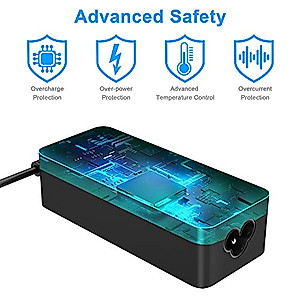 65 Watt USB C Laptop Charger, 65W 45W Type C Laptop Power Adapter Fast Charger Laptop Power Supply for Lenovo HP Dell Asus Acer Mac Book Pro and Other Laptops/Smart Phones Computer