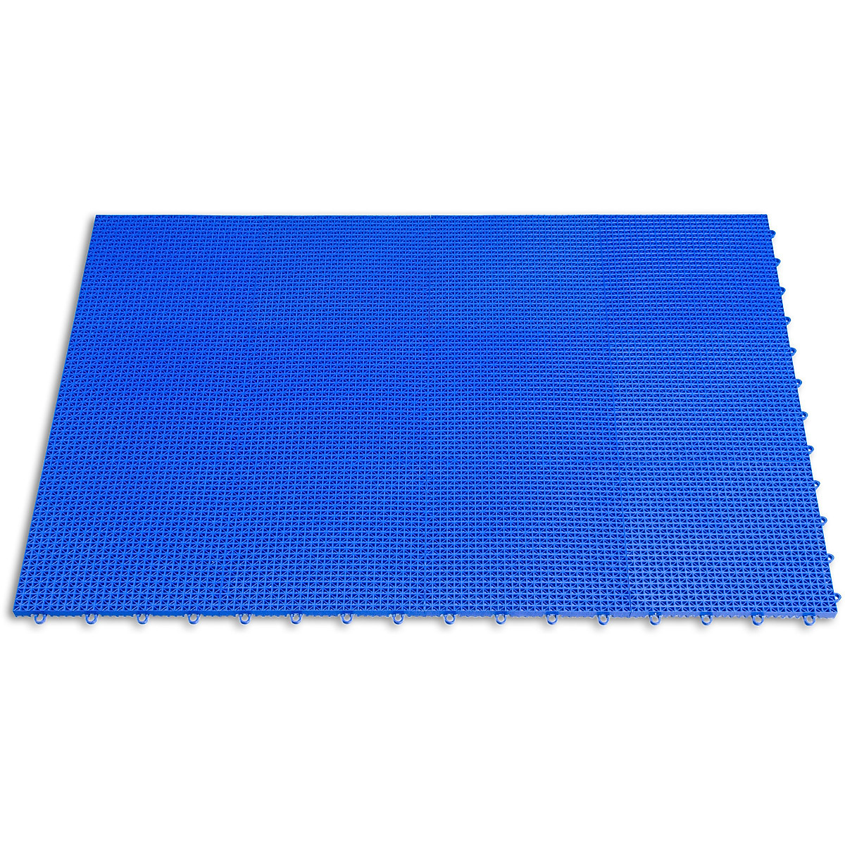 Big Floors DuraGrid Outdoor Modular Deck Tiles, Interlocking, Slip-Resistant, Self-Draining, Durable Plastic Flooring, Easy Install, UV & Water Resistant, Made in USA, 40 Pack, Gray