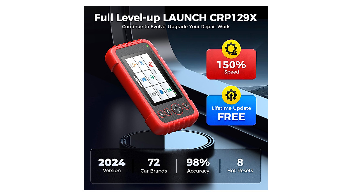 LAUNCH CRP129X Elite OBD2 Scanner 2024 | Diagnose & Reset Car Systems