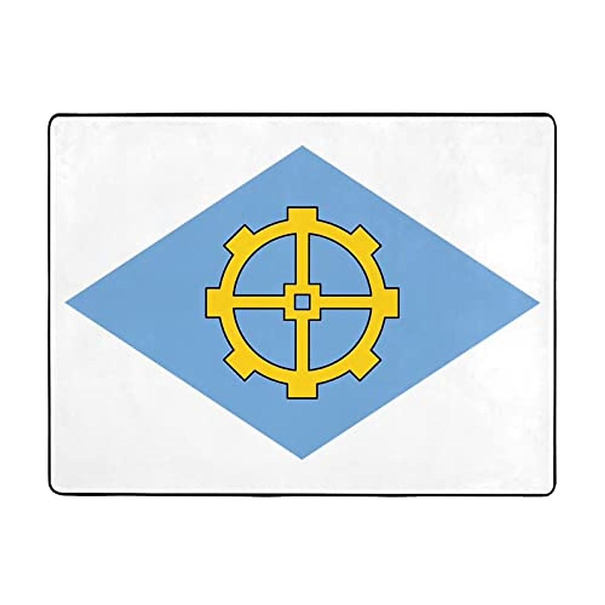 LIICHEES Flag of Dry Waters, Dream SMP Area Rug 63x48in Washable Rugs for Living Room Bedroom Large Rug Indoor Decorative Carpet Yoga Mat