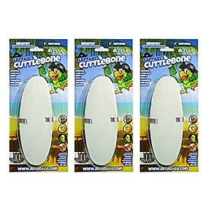 A&E Cage Captain Cuttlebone, 5 Inch, Healthy Calcium Supplement for Finches, Canaries, Parakeets, and Lovebirds (3 Pack - 5 in)