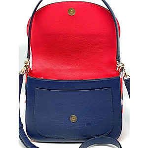 Kate Spade Kailee Tropical Toss Medium Flap Shoulder Leather Bag Nightcap Floral