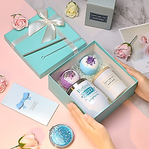 Nigifter Retirement Gifts for Women 2022 -Not My Problem Anymore Happy Retirement Gifts for Mom Teachers Friends Coworker Boss Nurse Grandma Retired Wine Gifts (Blue and White)