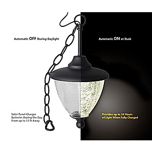 Classy Caps HL152 Eclipse Solar Hanging Chandelier, Black