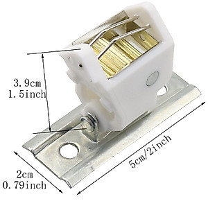 MEETOOT 4pcs Shade Cord Lock with 8pcs Screws for Roman and Austrian Shades, Holds up to 3 Cords Window Blind Lock Roman Shade Lock Accessories
