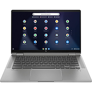 HP Chromebook x360 Touchscreen Laptop 2in1 14inch FHD IPS Display | Intel Core i3-1115G4 | 8GB RAM | 160GB Space | Backlit Keyboard | WiFi 6 | USB-C | Google Chrome |Long Battery Life