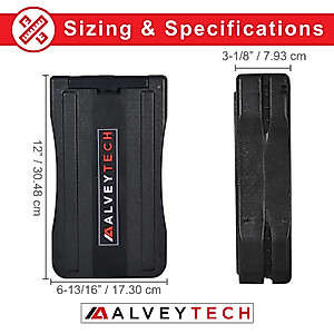 AlveyTech 24 Volt 10 Ah Rack Mount Battery Pack for Currie eZip and IZIP Electric Power Bike - Compatible with Other eBike, Bicycle, Bikes, and Scooter Replacement Parts, x2 AGM SLA 12V 10A Batteries