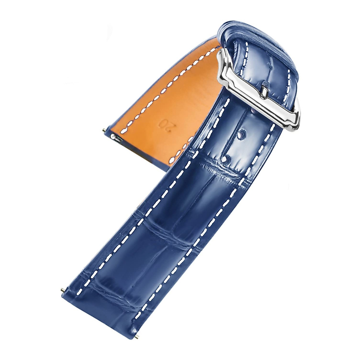 Moran Quick Release Leather Watch Band 20mm Compatible Garmin Vivoactive 3 VenuVenu sq2 plusVivomove HR Replacement Strap for Garmin Forerunner 245645 MusicInstinct 2S Fenix 7S6S5S plus