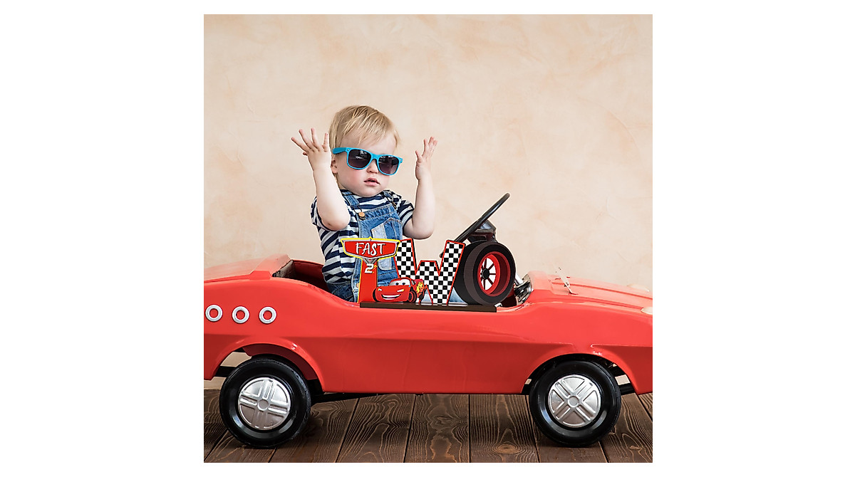 Race Car Table Centerpieces for Kids' Birthday Parties