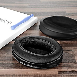 Geekria QuickFit Replacement Ear Pads for Sony MDR-1ABT, MDR-1RBT, MDR-1RNC Headphones Ear Cushions, Headset Earpads, Ear Cups Cover Repair Parts (Black)