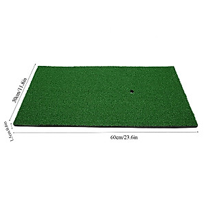 Donfafecuer Golf Practice Mat, Golf Training Mat for Swing Detection Batting. Golf Practice Mat, Golf Training Mat for Swing Detection Batting