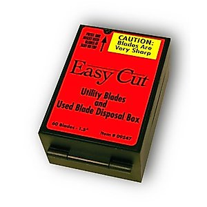 60 Count Heavy Duty Replacement Blades for Easy Cut Series (60 Blades in a Box)