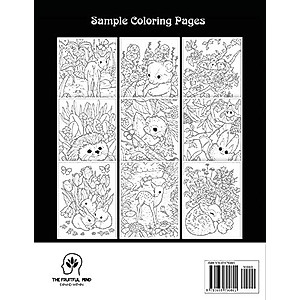Baby Animals Coloring Book: An Adult Coloring Book Featuring Super Cute and Adorable Baby Woodland Animals for Stress Relief and Relaxation Vol. I