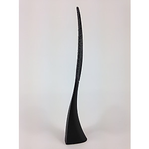 Stand Rice Paddle Shamoji Black K-386BK