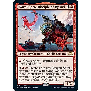 Magic: the Gathering - Goro-Goro, Disciple of Ryusei (145) - Kamigawa: Neon Dynasty