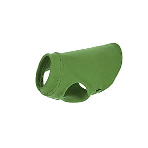 Gooby Stretch Fleece Vest Dog Sweater - Warm Pullover Fleece Dog Jacket - Winter Dog Clothes for Small, Large Dogs, Boy or Girl - Soft, Super Stretchy Fleece Vest Dog Sweater - Grass Green, Medium