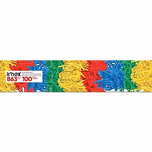 K’NEX Imagine: 100 Model Building Set – 863 Pieces, STEM Learning Creative Construction Model for Ages 7-10, Interlocking Engineering Toy for Boys & Girls, Adults - Amazon Exclusive