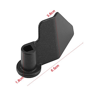 Breadmaker Paddle, Non‑stick Coating Carbon Steel Bread Maker Kneading Blade Part Mixing Paddle Replacement for Breadmaker Machine Home Kitchen Bakery Helper Accessory, 2.6 x 1.5 Inch