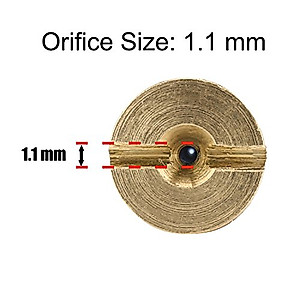 M MINGLE Foam Cannon Orifice Nozzle Tips and Foam Maker, Universal 1.1 mm Thread Nozzle and Mesh Filter for Snow Foam Lance, 3000 PSI