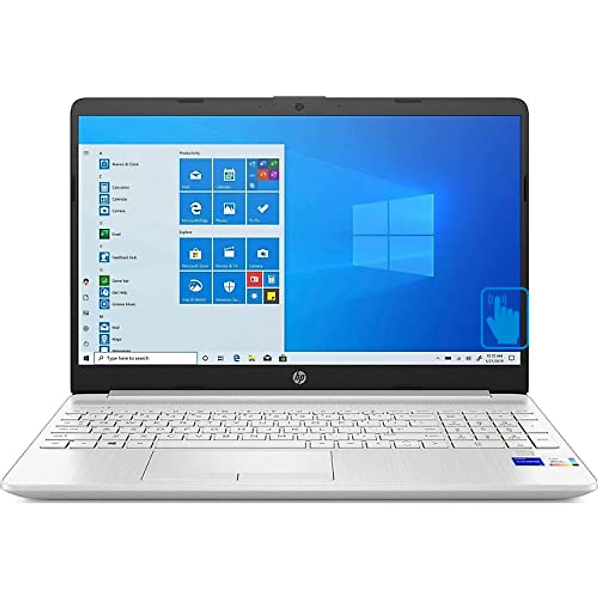 HP 15t-dw300-15 Home & Business Laptop (Intel i7-1165G7 4-Core, 32GB RAM, 2TB PCIe SSD, Intel Iris Xe, 15.6" 60 Hz Touch HD (1366x768), Fingerprint, WiFi, Win 11 Pro) Refurbished (Renewed)