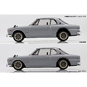 Aoshima Bunka Kyozai 09-SP3 The Snap Kit Series Nissan Skyline 2000GT-R Custom Wheel (Red) Color Coded Plastic Model