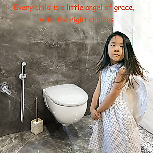 Toilet Seat with Built-In Potty Training Seat, Soft Close,Never Loosen,Removable Easy to Instal &Clean,Durable Plastic ,Fits both Adult and Child,ELONGATED, White