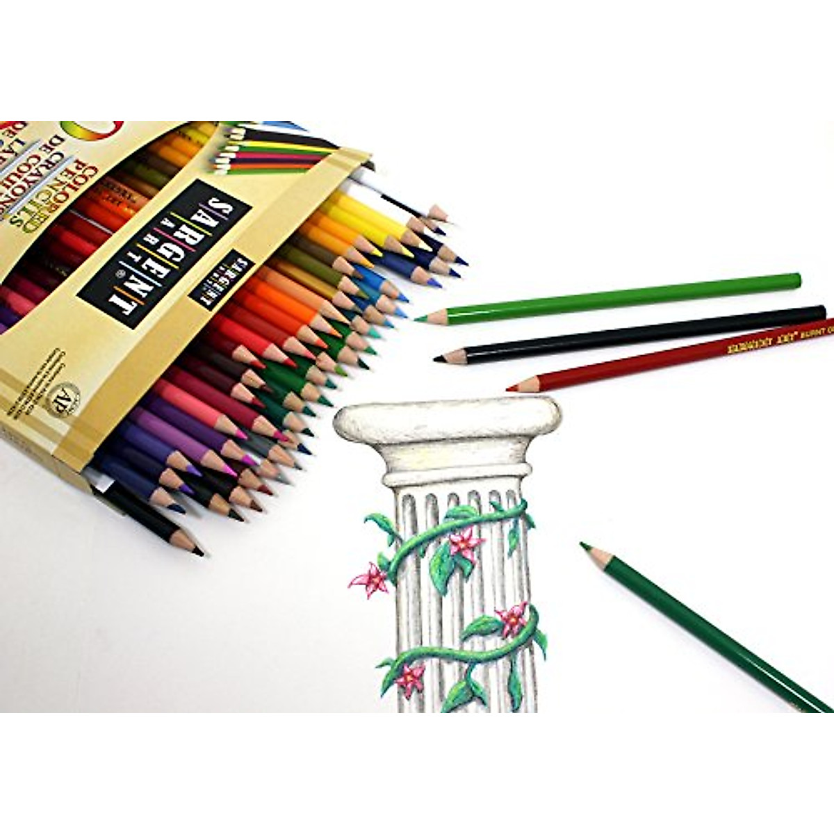 Sargent Art 09338000912 Pencils, 50 Count (Pack of 1), Multicolor