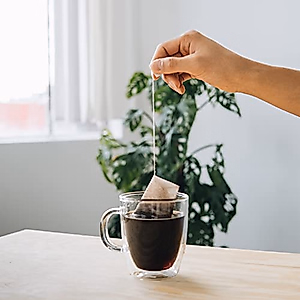 Coffee Blenders Tea Bag Coffee - Brazilian Flavor 10 Count Single Serve Instant Coffee, Portable Drip T-Bag Packets, Convenient Fast Fresh Simple