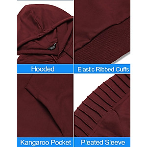 COOFANDY Men's Tracksuit Set 2 Piece Hoodie Sweatsuit Casual Jogging Athletic Suits Set