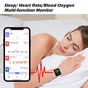 Smart Watch, Fitness Tracker with Heart Rate Monitor,Blood Oxygen Tracking,Sleep Quality Monitoring,IP68 Waterproof,Smartwatch Fitness Watch Compatible with Android iPhone iOS(Pink)